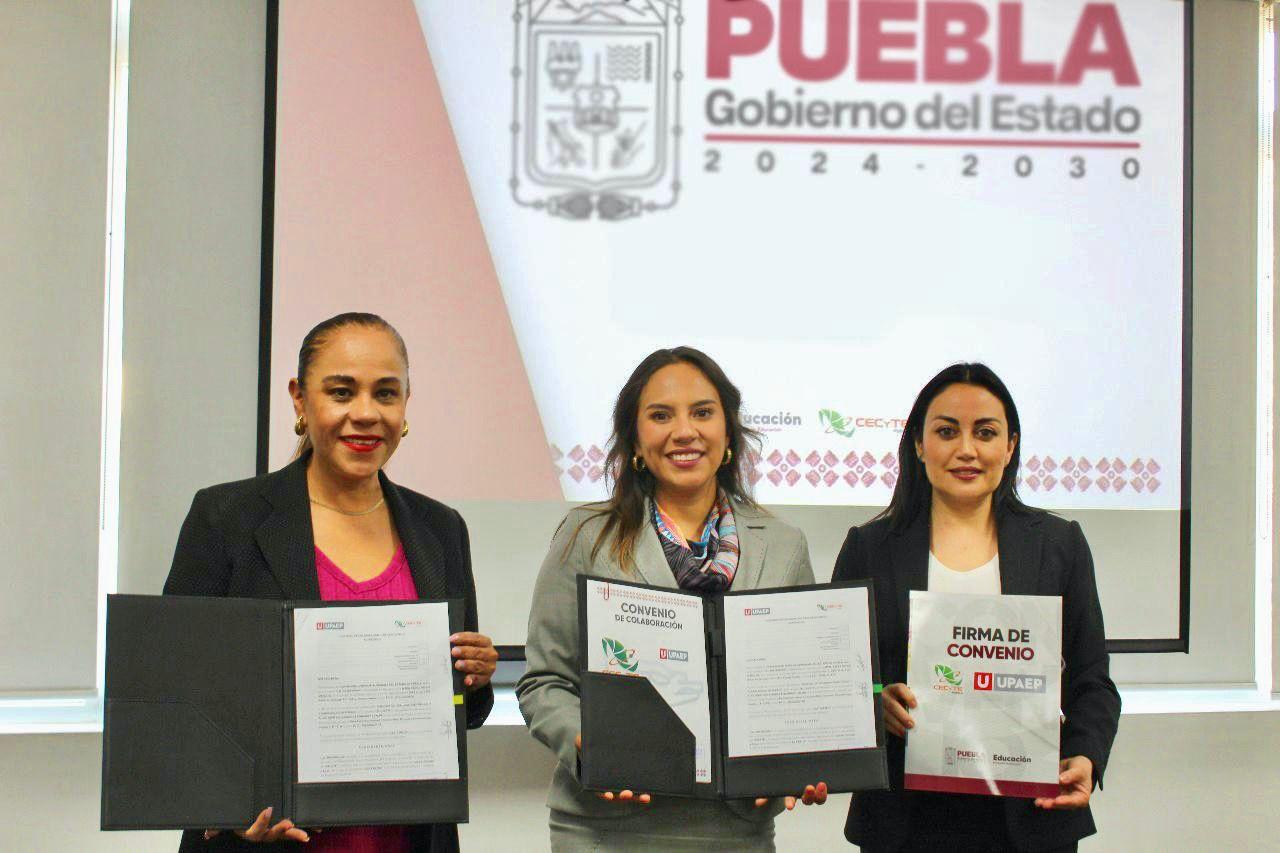 CECyTE Puebla y UPAEP firman convenio para impulsar la formación académica